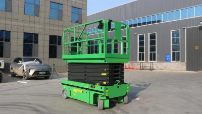 China Green Self Propelled Electric Scissor Lift 5.8m to 13.8m Working Height for sale