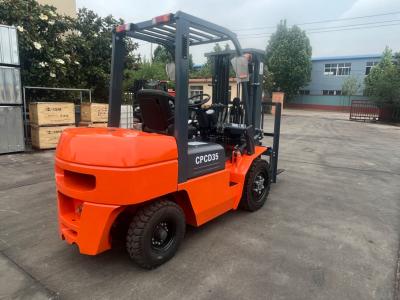 China FD18 1.5 Ton Diesel Counterbalance Forklift Orange Grey Durable Industrial for sale