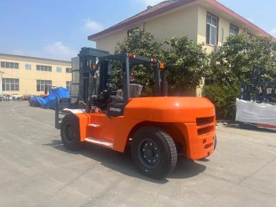 China CPCD80 6 Ton Diesel Forklift 10 Ton Capacity 3m to 6.5m Mast Heavy Duty for sale