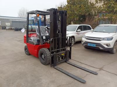 China LPG Powered Forklift Truck 3.5 Ton CPCD35 with 4.5m Mast for Warehouse Use for sale