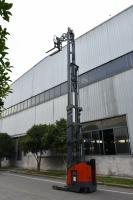 China 1.4T Double Scissor Electric Reach Truck 2.0T Single Scissor Standing Reach Forklift for sale
