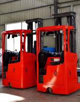 China 1.6-2.5 Ton Electric Sit Down Reach Forklift Lithium Battery Narrow Aisle Warehouse for sale