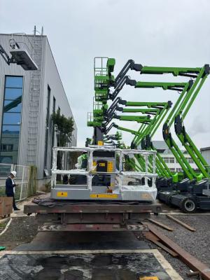 China Diesel Articulating Boom Lift 480kg Capacity 20-38m Platform Height All Terrain for sale