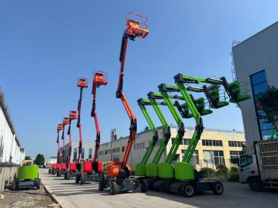 China Diesel Articulating Boom Lift 20m-38m Platform Height 480kg Capacity for sale