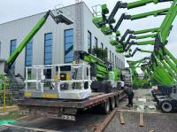 China Diesel Articulating Boom Lift 45ft Scissor Lift 160° Platform Rotation 480kg Capacity for sale