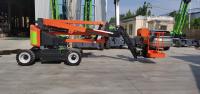 China Customized Diesel Articulating Boom Orange Telescopic Boom Manlift for sale