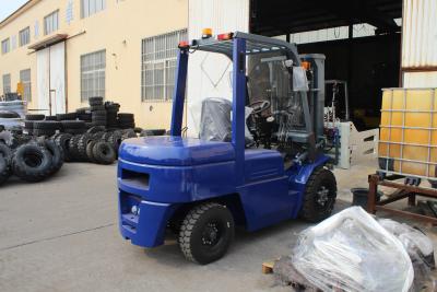 China Diesel Forklift 4 Ton CPCD40 with Cabin Heater Cooler for All-Weather Outdoor Material Handling for sale