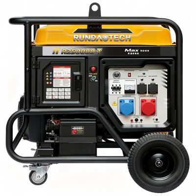 China Powerful 18 kW Rated Power Gasoline Generator with Electric Start and 50L Fuel Tank for sale