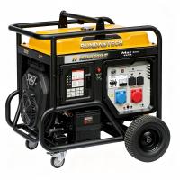 China Powerful 18 kW Rated Power Gasoline Generator with Electric Start and 50L Fuel Tank for sale