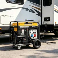 China Powerful 18 kW Rated Power Gasoline Generator with Electric Start and 50L Fuel Tank for sale