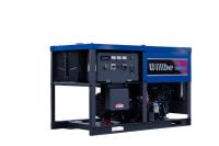 China WILLBE EDL20000TE Open-Frame Water-Cooled Diesel Generator Set with 15.5kVA Rated Power, 80L Fuel Tank, and Dual-Voltage Output for sale