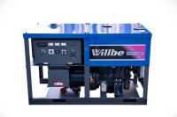 China WILLBE EDL20000TE Open-Frame Water-Cooled Diesel Generator Set with 15.5kVA Rated Power, 80L Fuel Tank, and Dual-Voltage Output for sale