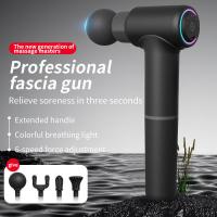 China Custom Logo Portable Myofascial Massage Gun with Infrared Physiotherapy and 3200 Speed for sale