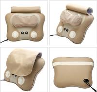 China s Best White Shiatsu Infrared Heat Neck Kneading Massage Cushion with Long Battery Life for sale