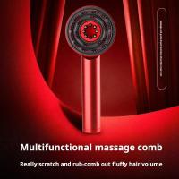 China Red Silver Light Therapy Vibration Massage Apparatus for Hair Growth and Scalp Health for sale