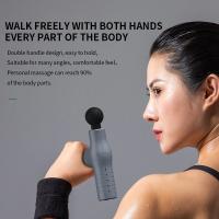 China Rotational Speed 3000rmp Max 20W Mini Electric Massage Gun with Nano Silica Gel Handle for sale