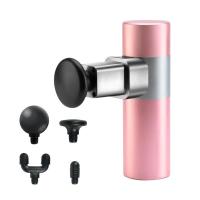 China 1kg Lightweight Mini Electric Massage Gun for Calf Massage Blue Pink Body Fascia Gun for sale