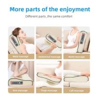 China s Best Shiatsu Infrared Heat Neck Kneading Massage Cushion with 500mAh Battery Charge for sale