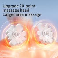 China Health Care Portable Neck Massage Pillow with Vibration 2000mAh Battery Capacity for sale