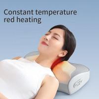 China Health Care Portable Neck Massage Pillow with Vibration 2000mAh Battery Capacity for sale