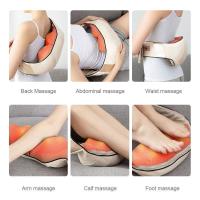 China U Shaped Kneading Shoulder Neck Massage Pillow with Heating and Infrared Physiotherapy for sale