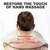 China U Shaped Kneading Shoulder Neck Massage Pillow with Heating and Infrared Physiotherapy for sale