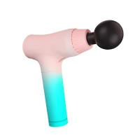 China Green Wireless Body Muscle Relaxation Mini Fascial Massage Gun with Vibratory Function for sale
