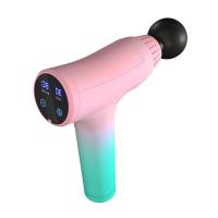 China Green Wireless Body Muscle Relaxation Mini Fascial Massage Gun with Vibratory Function for sale