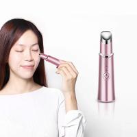 China Electric Massage Beauty Degree Heated Eye Bag Wrinkle Removal RF Eye Massager Pen for sale