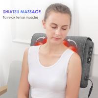 China Flexible Massage Nodes Neck and Back Massager Pillow with Customized Color Option for sale