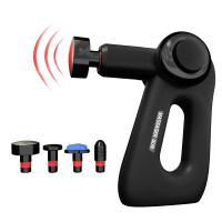 China 30 Speed Hot Cold Hand Held Fascial Muscle Vibration Massage Gun for Relaxing Muscles for sale