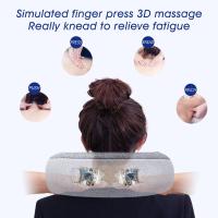 China YLP-2048 Customized Color Air Inflation Shiatsu Neck Massager for Neck Pain Relief for sale