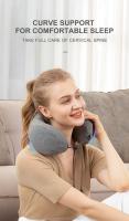 China Customized Color Body Neck Massage U-shaped Vibrating Massage Pillow Massage Cushion for sale