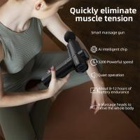 China Nano Silica Gel Handle Cordless Massage Gun for Improved Flexibility and Mobility for sale
