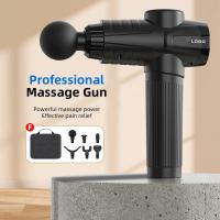 China Nano Silica Gel Handle Cordless Massage Gun for Improved Flexibility and Mobility for sale