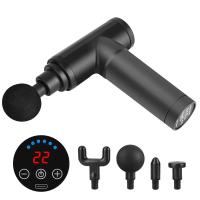 China Powerful Handheld Massage Gun Portable Fitness Electric Pistolet for Fascial Relaxation for sale