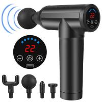 China Powerful Handheld Massage Gun Portable Fitness Electric Pistolet for Fascial Relaxation for sale