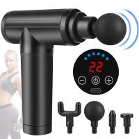 China Powerful Handheld Massage Gun Portable Fitness Electric Pistolet for Fascial Relaxation for sale