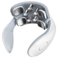 China 0.5 kg Customized Travel Smart Wireless U Shaped Electric Neck And Shoulder Massager With Heating Patch for sale