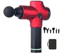 China Electric Deep Vibrating Tissue Fascial Muscle Massage Gun with Nano Silica Gel Handle for sale