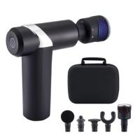 China Impulse Percussion Fitness Heat and Cold Therapy Massage Gun with Customized Color for sale