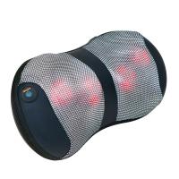 China Rechargeable Massage Pillow with Heatable Neck Shiatsu Massage and Infrared Physiotherapy for sale