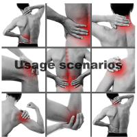 China 18*16.5*7cm Dimension Electric Handheld Massage Gun for Deep Tissue Fascia Percussion for sale
