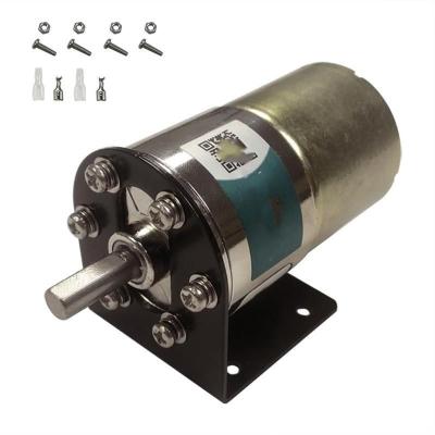 China 37mm Diameter Gearbox Large Torque Reduction Motor Durable for Long Time 12V 150rpm for sale
