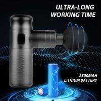 China Custom Logo Gun Massager Timing Control and 6H Working Time for Relaxing Deep Muscles for sale