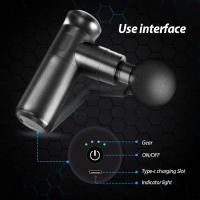 China Custom Logo Gun Massager Timing Control and 6H Working Time for Relaxing Deep Muscles for sale