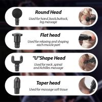 China Custom Logo Gun Massager Timing Control and 6H Working Time for Relaxing Deep Muscles for sale