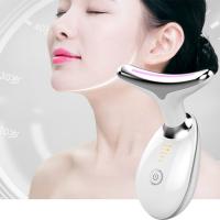 China Customized Electric V-shaped Neck Lift Massager with Phototherapy and Heated Vibration for sale