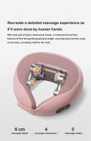 China Infrared Physiotherapy Hot Therapy Vibrating Mini Cervical Smart Relax Neck Massager for sale