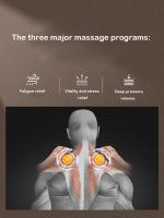 China Infrared Physiotherapy Hot Therapy Vibrating Mini Cervical Smart Relax Neck Massager for sale